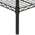 CAIHONG 3-Shelf Shelving Unit, Adjustable Rack, Steel Wire Shelves ...