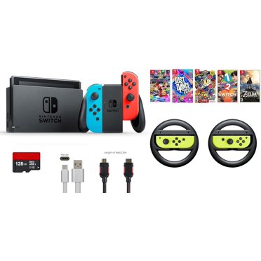 Nintendo Switch Pikachu Edition Bundle, Gray/Yellow, HACSKFALF ...