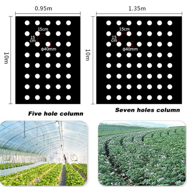 Plants Film Perforated Mulch Anti Grass Home Garden Pe Vegetable Ground ...