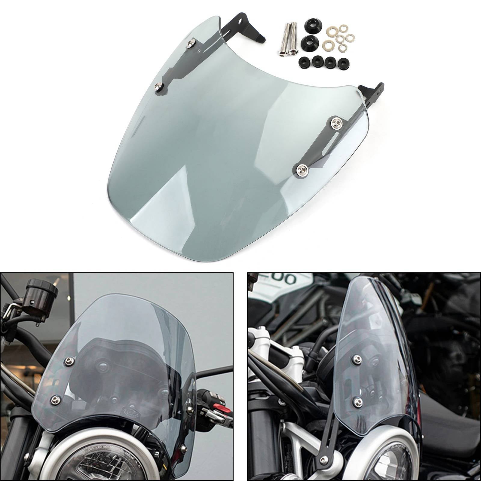 Motorcycle Windshield WindScreen for Triumph SCRAMBLER 1200 2019-2021 ...