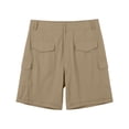 Aimik Solid Color Twill Women’s Classic Cargo Shorts High Waist Button ...