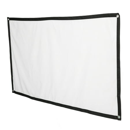 Projector Screen 60 Inch, Foldable 16:9 HD Projector Screen, Wrinkle ...