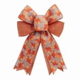 Bow Pumpkin Maple Leaf Webbing, Fall Thanksgiving Ribbon For Crafts ...