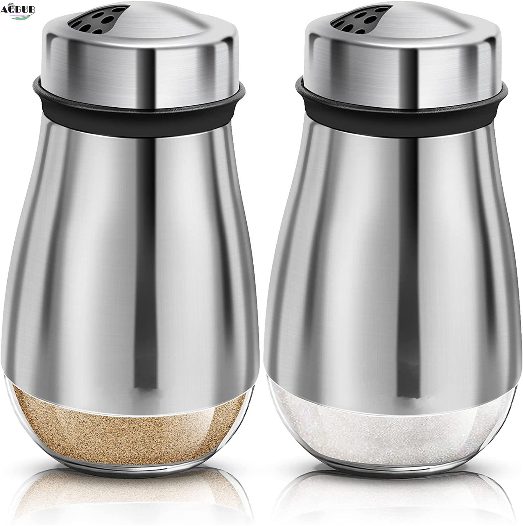 2 bags of salt and pepper bottle kit, salt bottle with adjustable ...