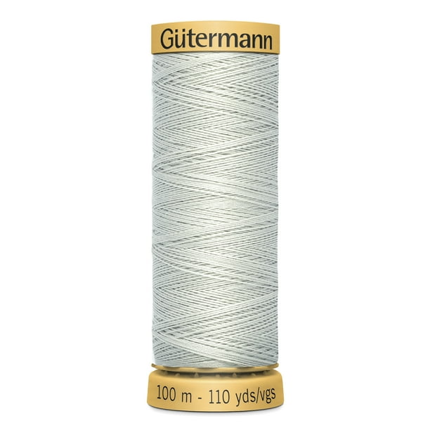 Gutermann 110 Yd Natural Cotton Thread-Light Gray - Walmart.com ...