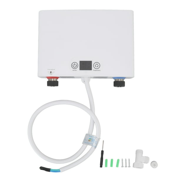 Calentador de agua instantáneo de 220V, calentador de agua eléctrico sin tanque de 5500W con ...
