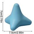 3*2.7 Inch Trigger Point Massage Ball, Manual Massager Tool for Muscle ...