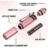 Ever Brite LED Pocket Pen Light Flashlight 70 Lumens 3 Modes Compact ...