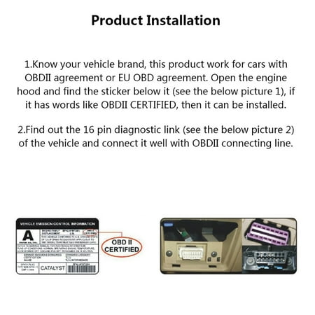 P10 Universal Car HUD Head Up Display RPM Display Overspeed Warning ...