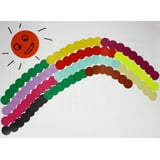 Kids Crafts Stickers - Colorful 1/2 inch Dots Labels for Children Fun ...