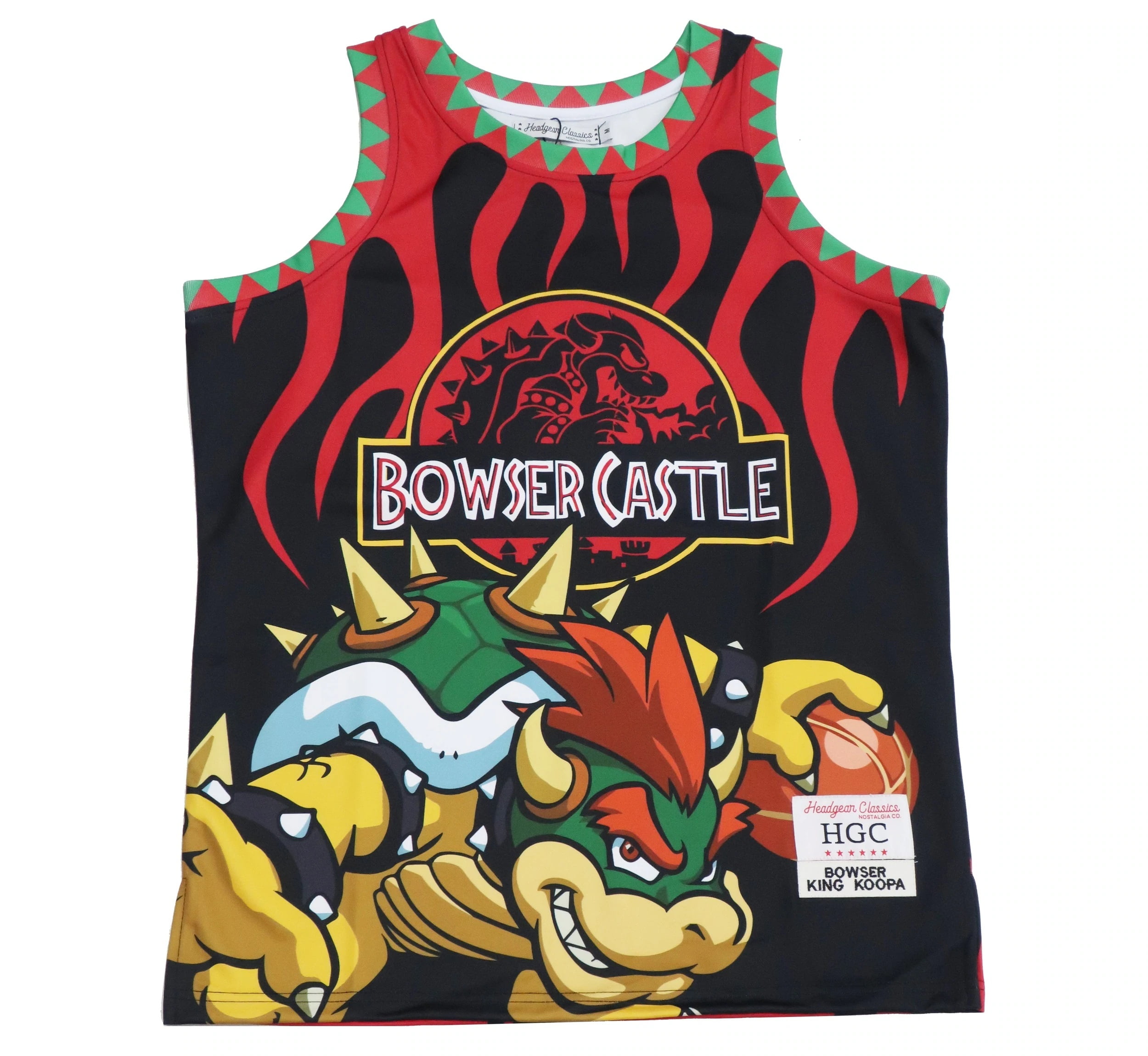 Bowser Castle Super Mario Men's Headgear Classics Embroidered ...