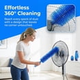 Fan Cleaner Brush, Bendable Microfiber Duster for Fan Blades, Blinds ...