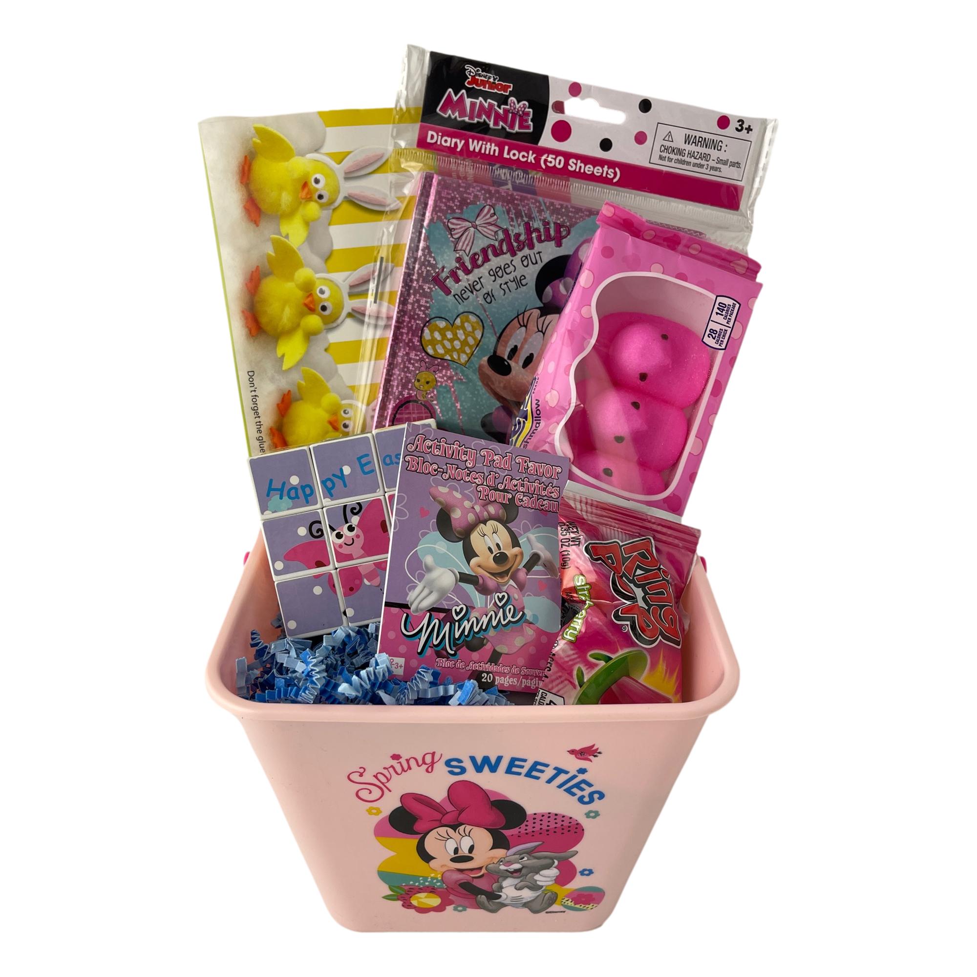 Minnie Easter Basket for Kids Pre Filled Themed Crafts, Activities ...