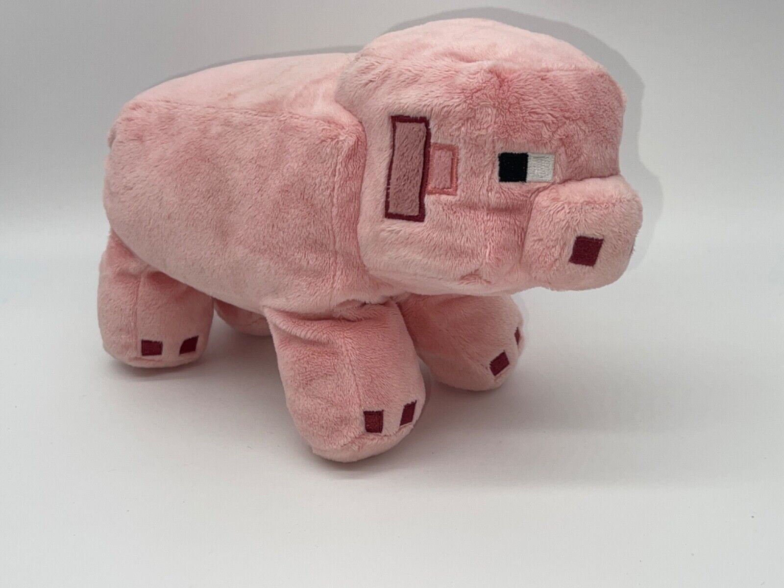 Minecraft 10" Pink Pig Plush Toy Soft Stuffed Animal Gift 2014 Mojang ...