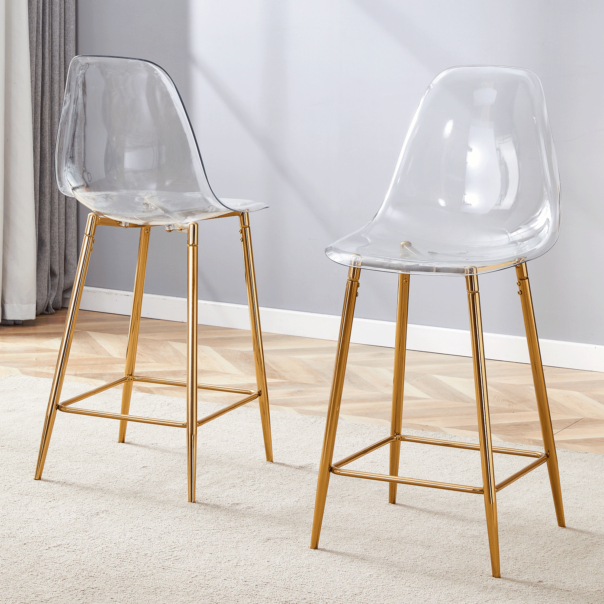 Click here for Noble House Modern Minimalist Bar Stool Set Of 2 i... prices