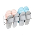 ANXPTIME Shoes Holder Wall Mount Slipper Hanging Shelf Organizer Living ...