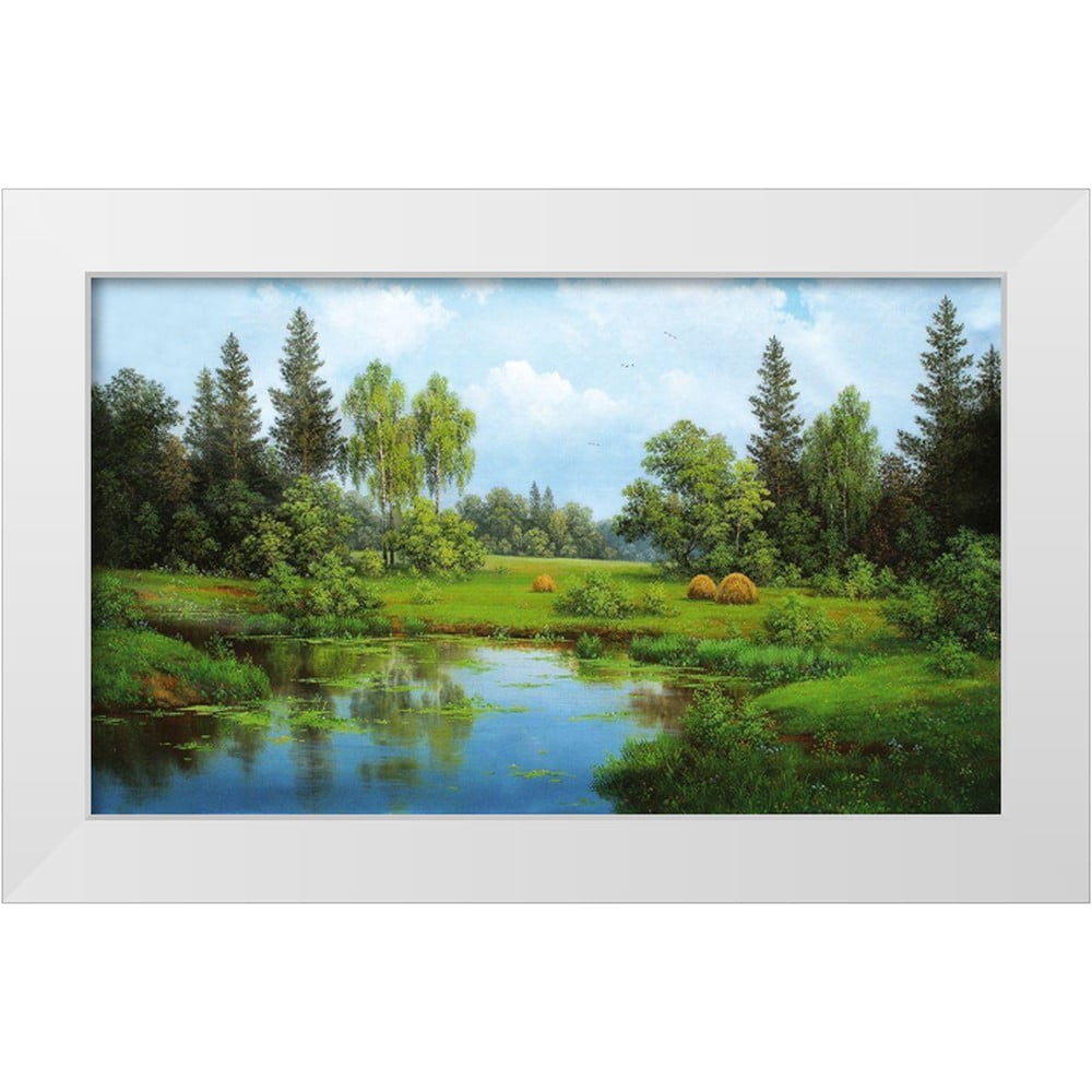 Babicev, Vjaceslav 18x12 White Modern Wood Framed Museum Art Print ...