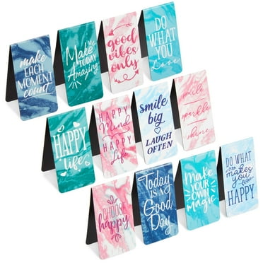 36-Pack Cute Inspirational Magnetic Bookmarks with Motivating Quotes, 2 ...
