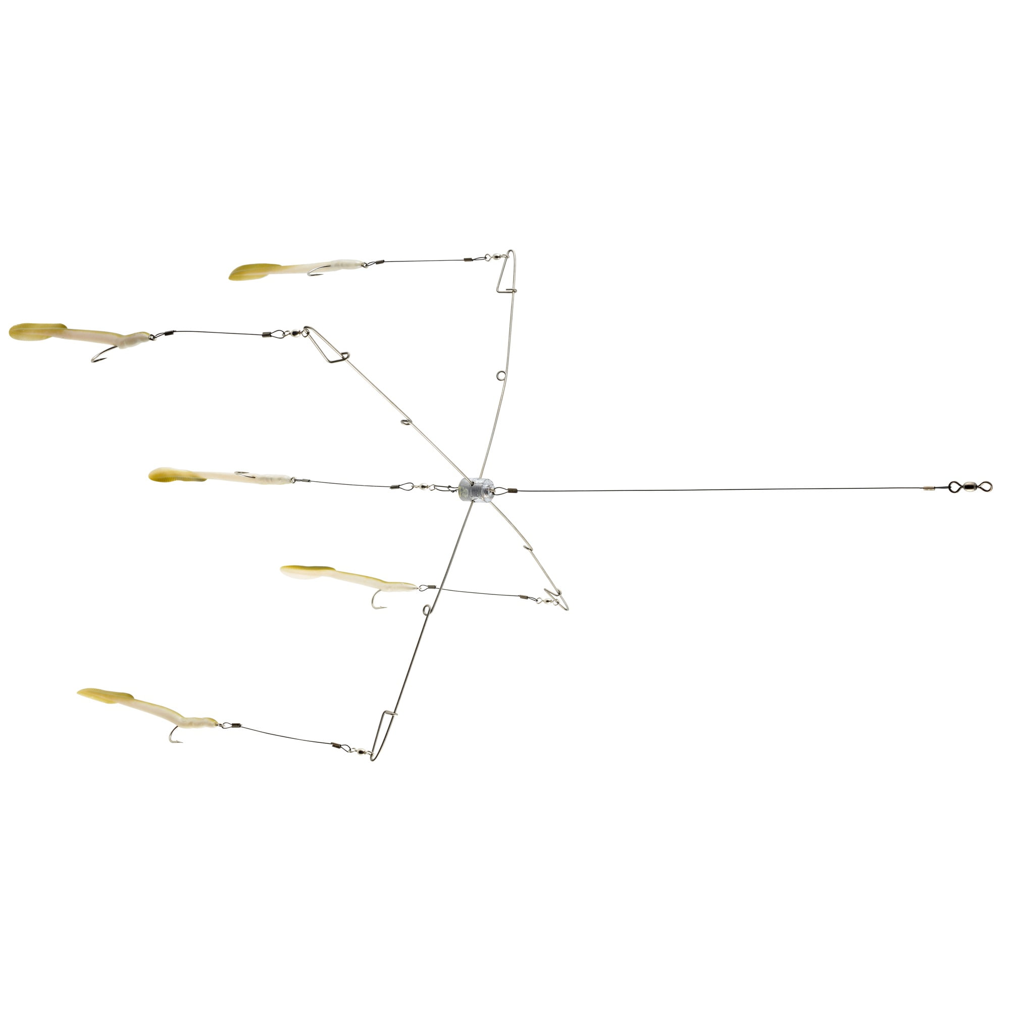 Matzuo Striped Bass Umbrella Fishing Rig with Eels, Hard Baits ...