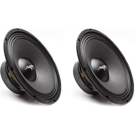 (2) Skar Audio FSX10-8 400-Watt 10-Inch 8 Ohm MID-Range Loudspeakers ...