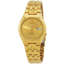 Seiko Men's Series 5 Automatic Gold Dial Watch SNKL64 - Walmart.com
