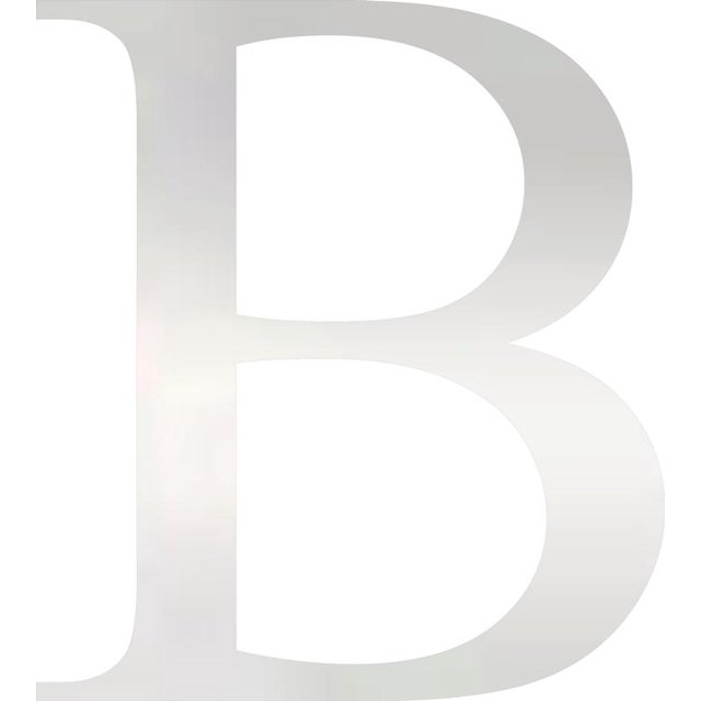 Acrylic Letter B Times, 6'' Tall Clear Acrylic Alphabet Letters, Choose ...