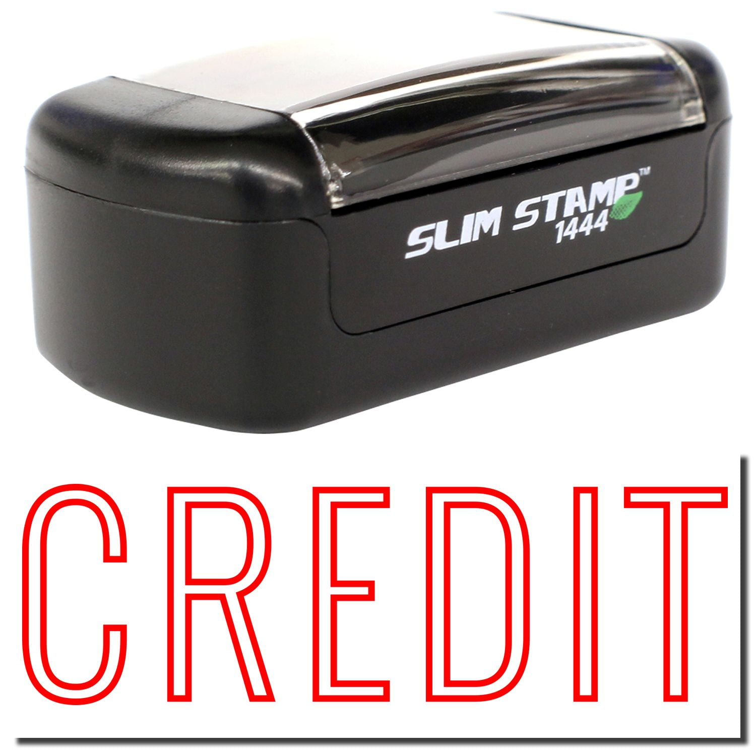 Slim Pre-Inked Credit Outline Stamp, Slim 1444, Ultra Slim Design ...