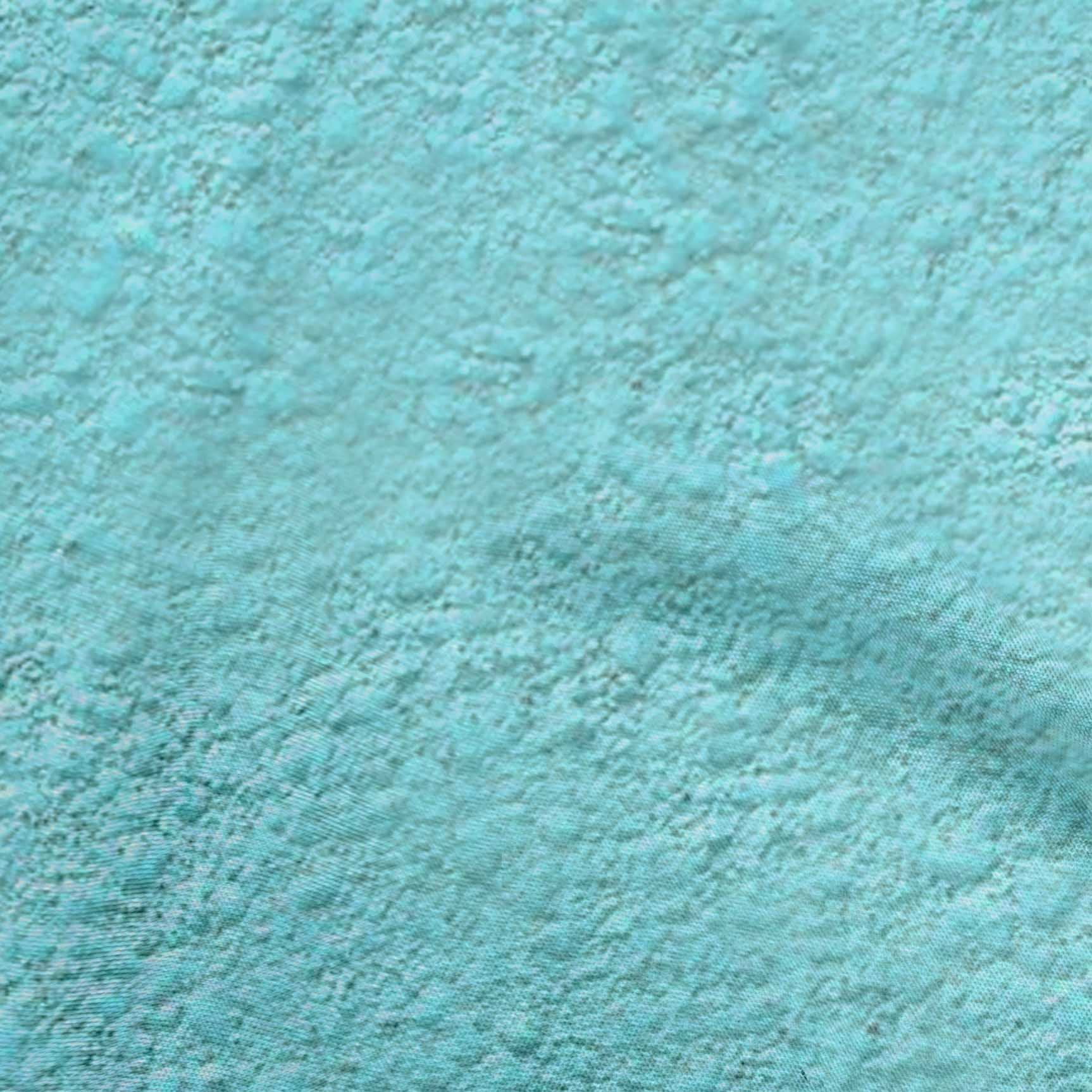 oneOone Cotton Flex Turquoise Blue Fabric Texture Sewing Material Print ...