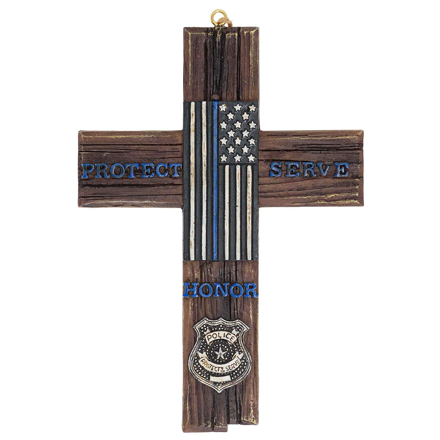 4 X 6 POLICE FLAG CROSS - Walmart.com