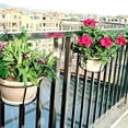 4PCS Stylish Round Metal Hanging Planters, Decorative Hanging Pots for ...