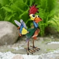 Aixig Metal Rooster Statue Rustproof 22CM Iron Rooster Ornaments Indoor ...