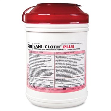 Super Sani-Cloth Surface Disinfectant Cleansing Wipes, Canister, 7.5 x ...