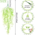 3pcs Faux Hanging Plants, Artificial Fern Ivy Vine for Indoor Outdoor ...