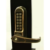All-Weather Mechanical Keyless Lever Door Lock (Oil Rubbed Bronze ...