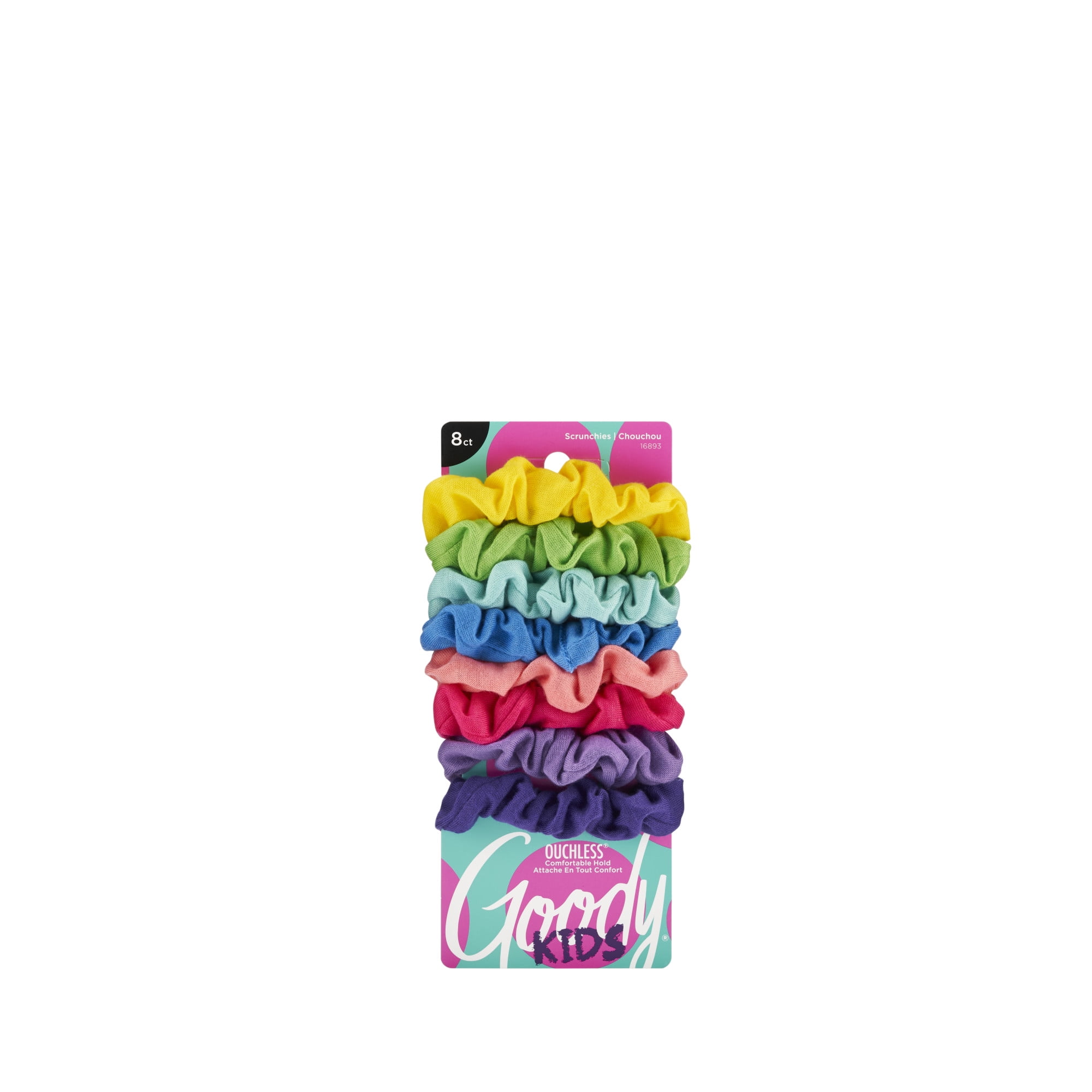 Goody® Kids Ouchless® Jersey Scrunchies, 8 CT - Walmart.com