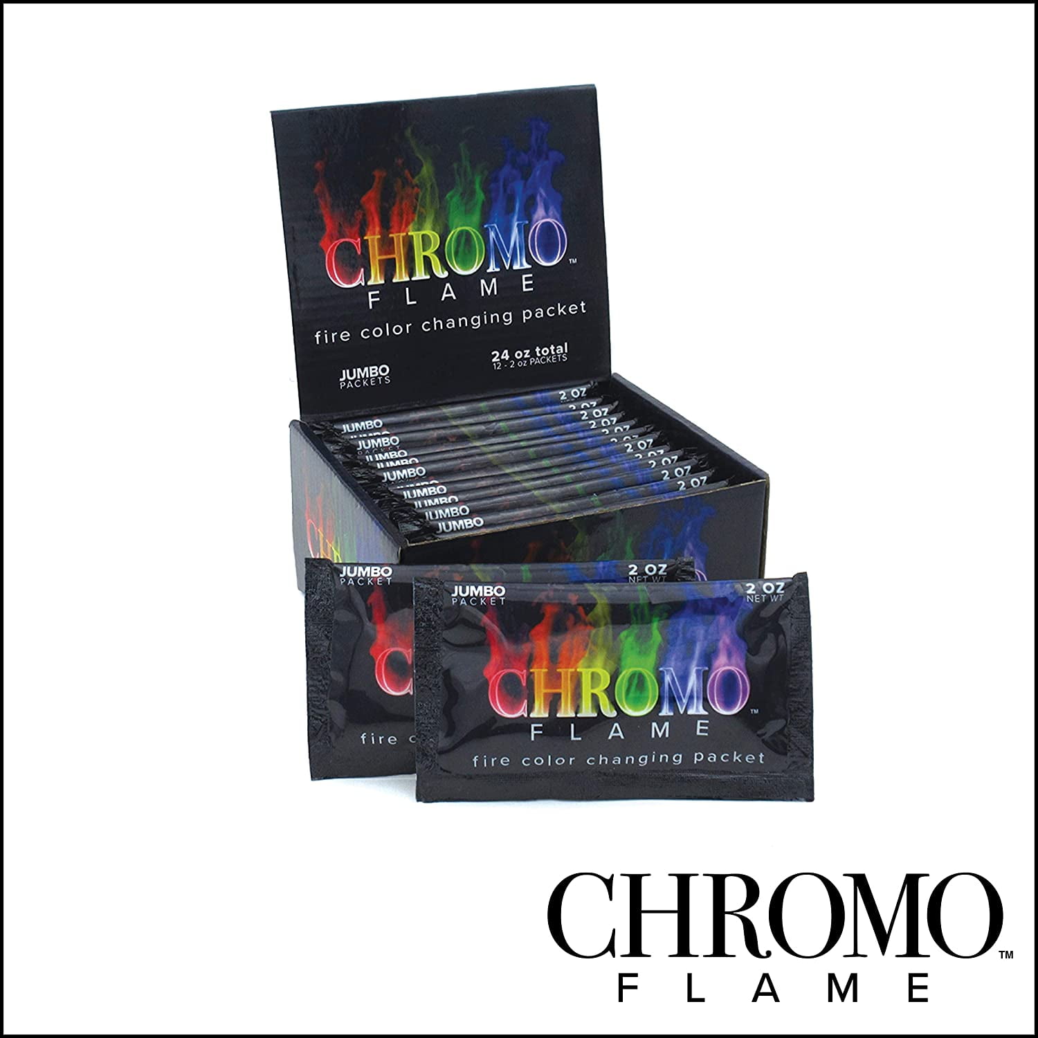 Buy CHROMO FLAME Fire Color Changing Packets for Bonfire, Campfire ...