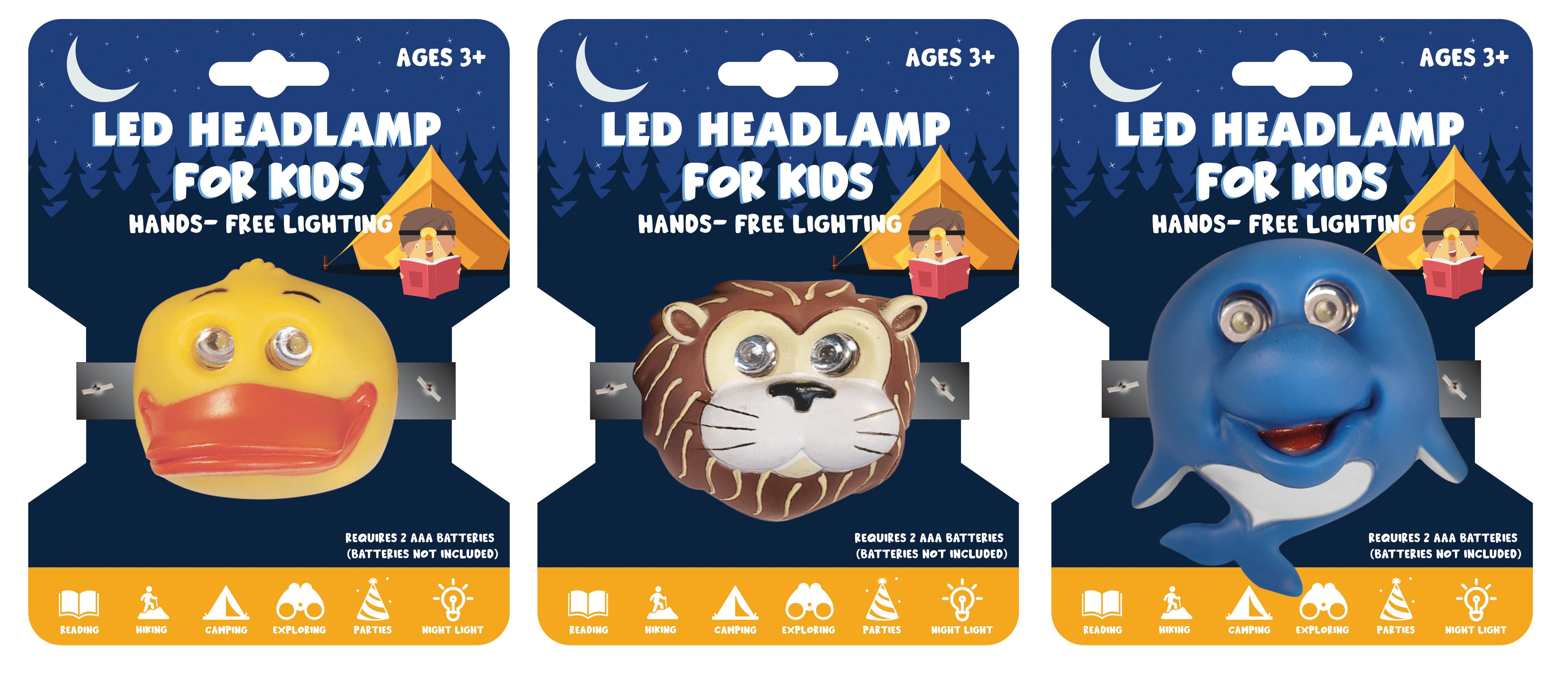 KIDS ANIMAL HEADLAMPS - Walmart.com