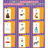 Alphabet Flash Cards, Upper and Lowercase Letter Recognition, 54 Cards ...