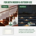 120V 110LM Dimmable LED Step Lights Indoor Outdoor, 3.5W Anti Glare ...