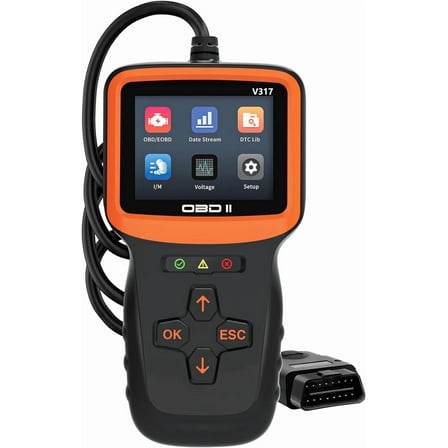 Cen-Tech CAN & OBD II Scan Tool with ABS, Diagnostic Car Engine Reader ...