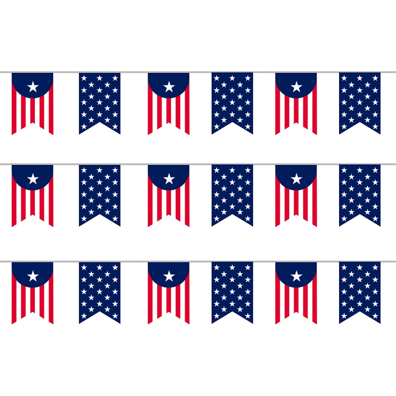 VerPetridure American Independence Day String Flag Party Decorations ...