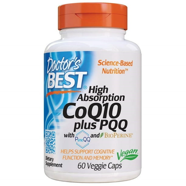 Supplement Doctor's Best CoQ10 Plus PQQ de alta absorción 60 cápsulas | Bodega Aurrera en línea