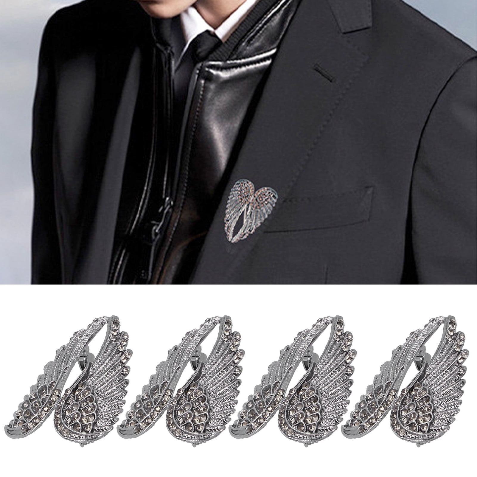 Click here for Youthink 4pcs Brooch Pin Angel Wing Pattern Cute F... prices