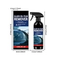 120ml Car Glass Oil Film Remover – Gentle Cleaner for Auto Glass Stain ...