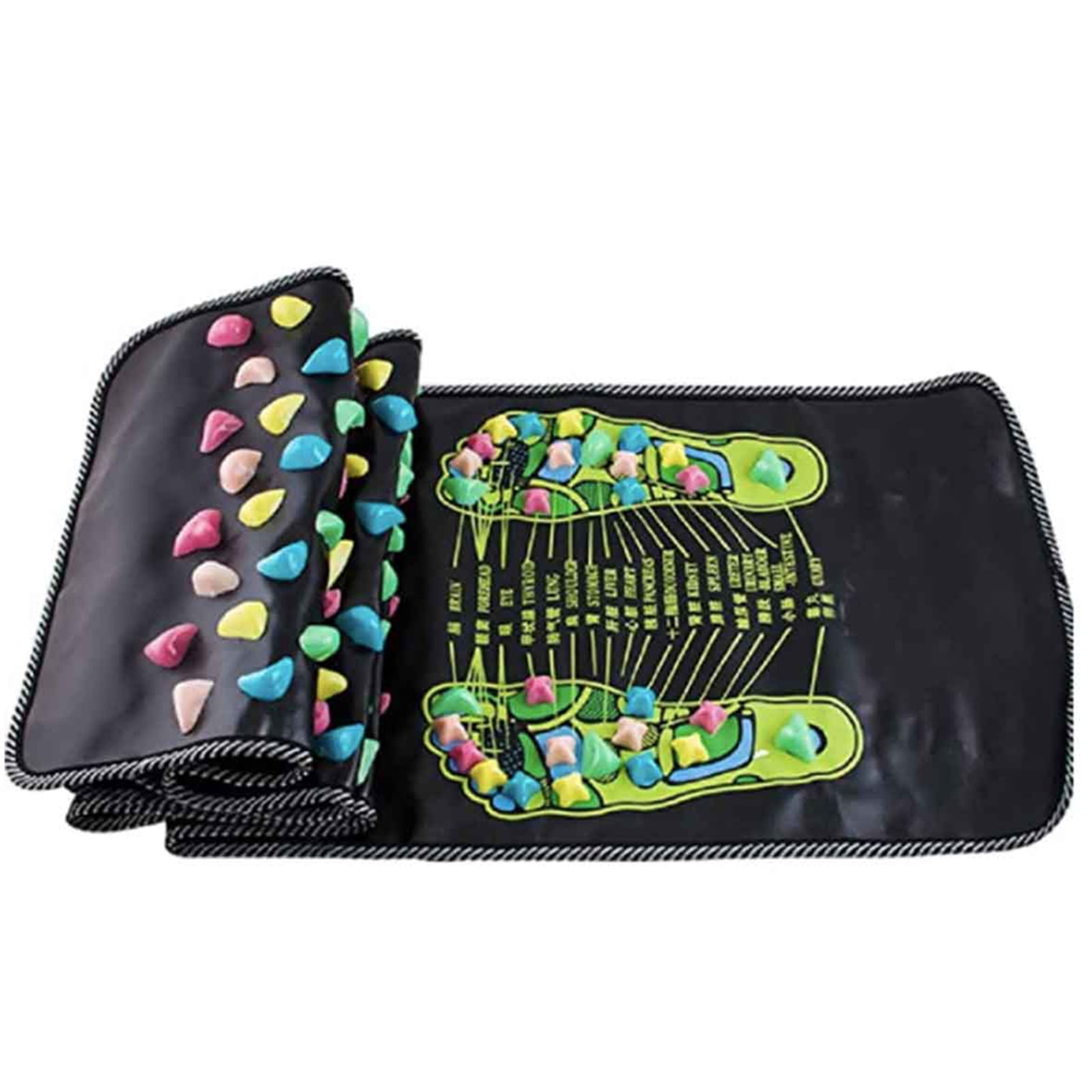 Foot Acupuncture Pad Rectangular Stone Road 2 In 1 Foot Massage Cushion ...