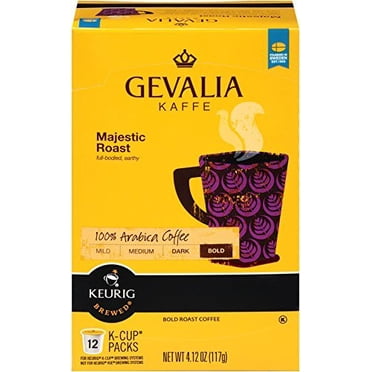 Gevalia Frothy 2-Step Vanilla Latte Espresso K-Cup Coffee Pods & Froth ...