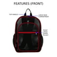Eastsport Spark Mesh Backpack, Black/Red - Walmart.com