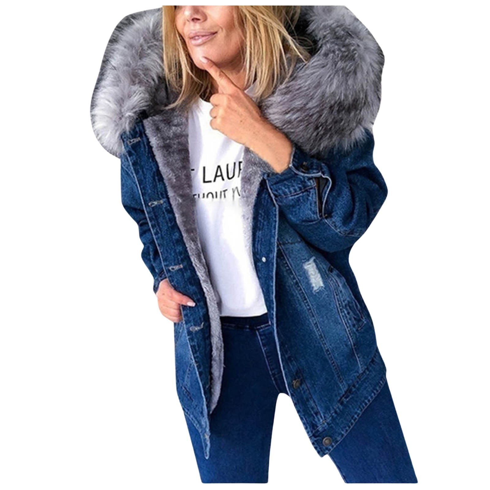 Click here for Wyzesi Black Denim Jacket For Women Fringe Womens... prices