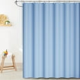 EVA Waterproof Shower Curtain | No-Hole Design with Hooks | 180x120cm ...