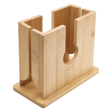 Ironwood Gourmet 28330 Local 338 Bagel Miter, Acacia Wood, 7 x 5.5 x 2. ...